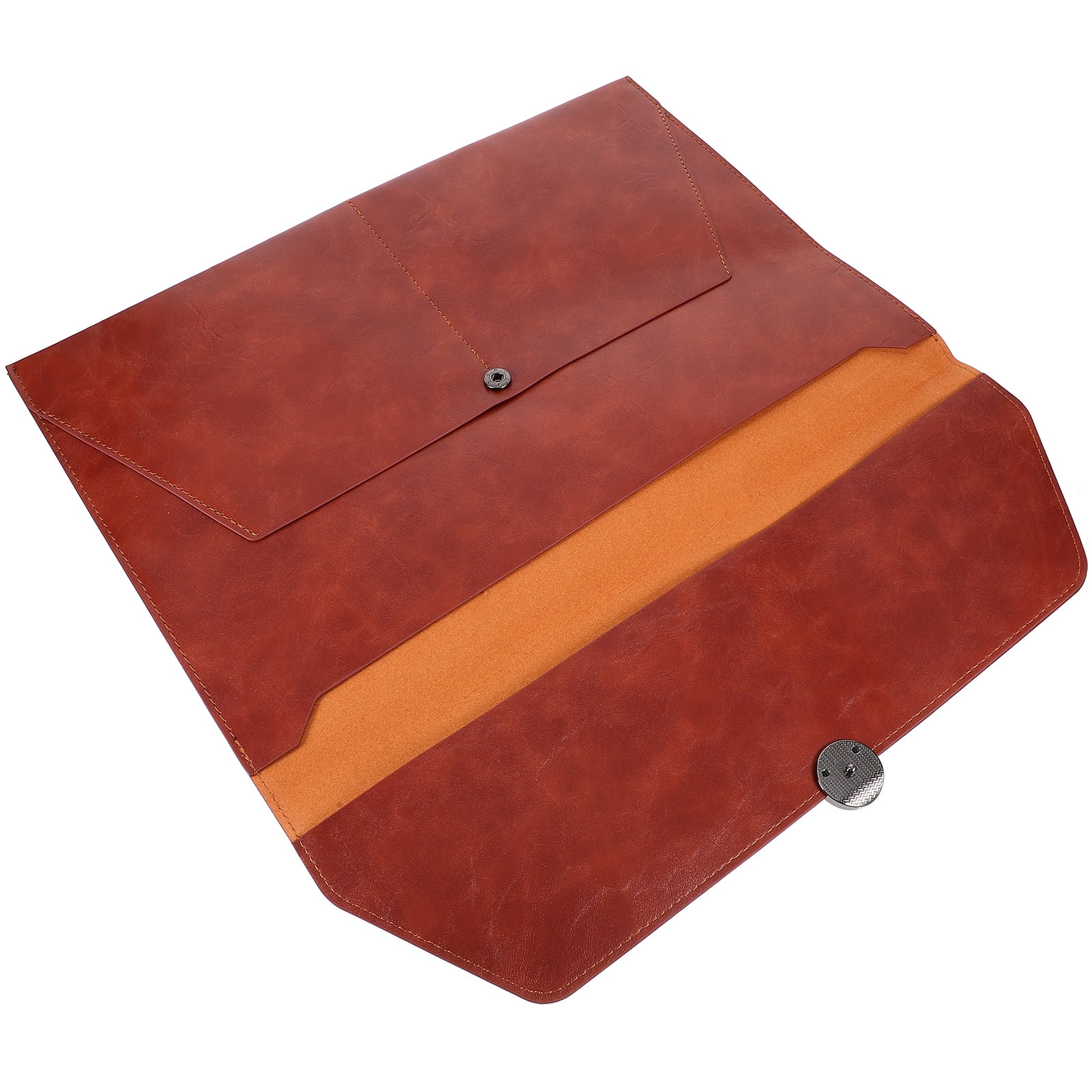 Eease Leather Document File Folder A4 File Bag File Organizer Bag ...