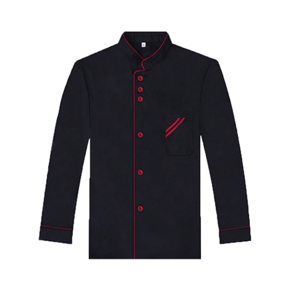 Eease Long Sleeve Cotton Catering Shirt Coat for Hotel Restaurant ...