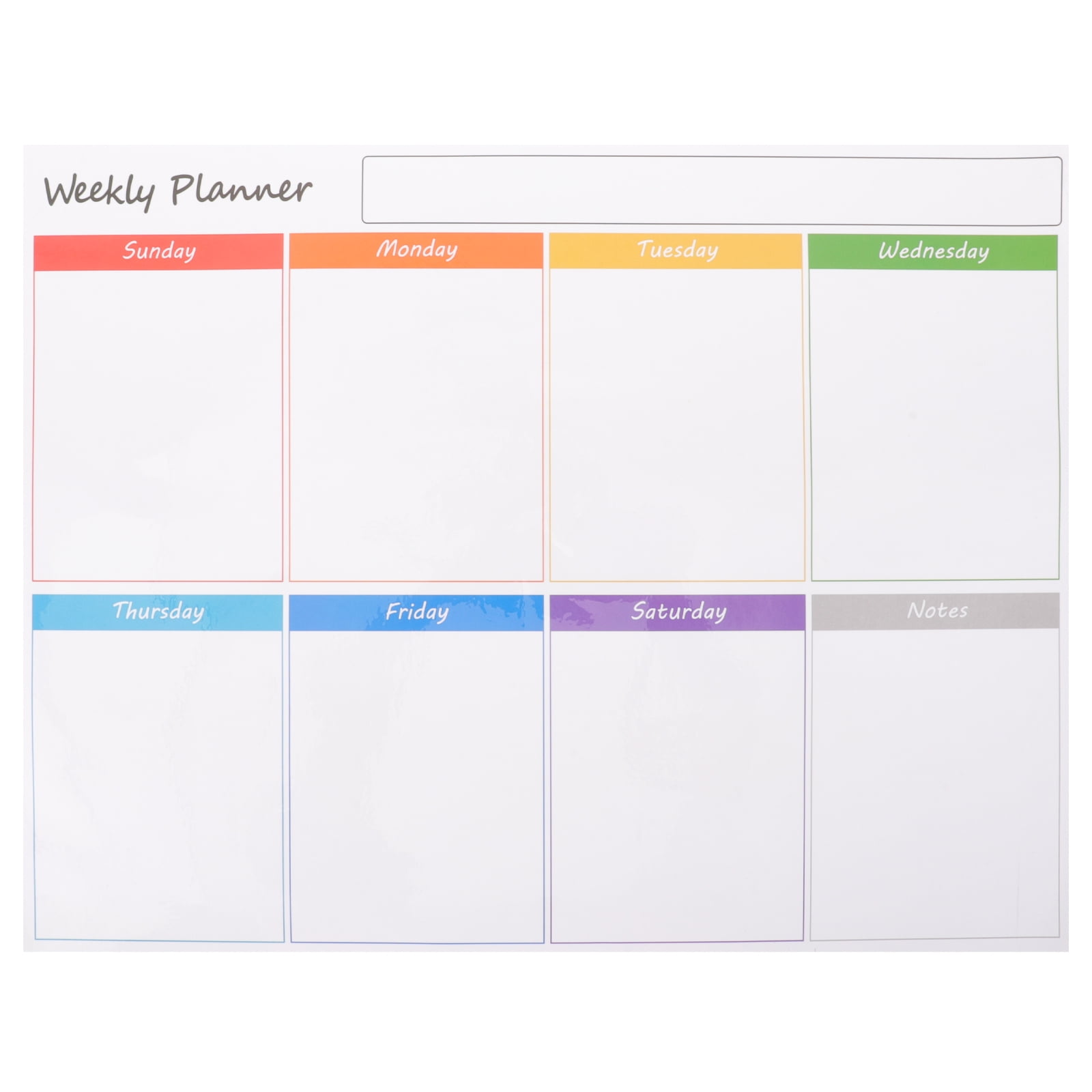 Magnetic White Dry Erase Board for Home Use Weekly Planner Calendar ...