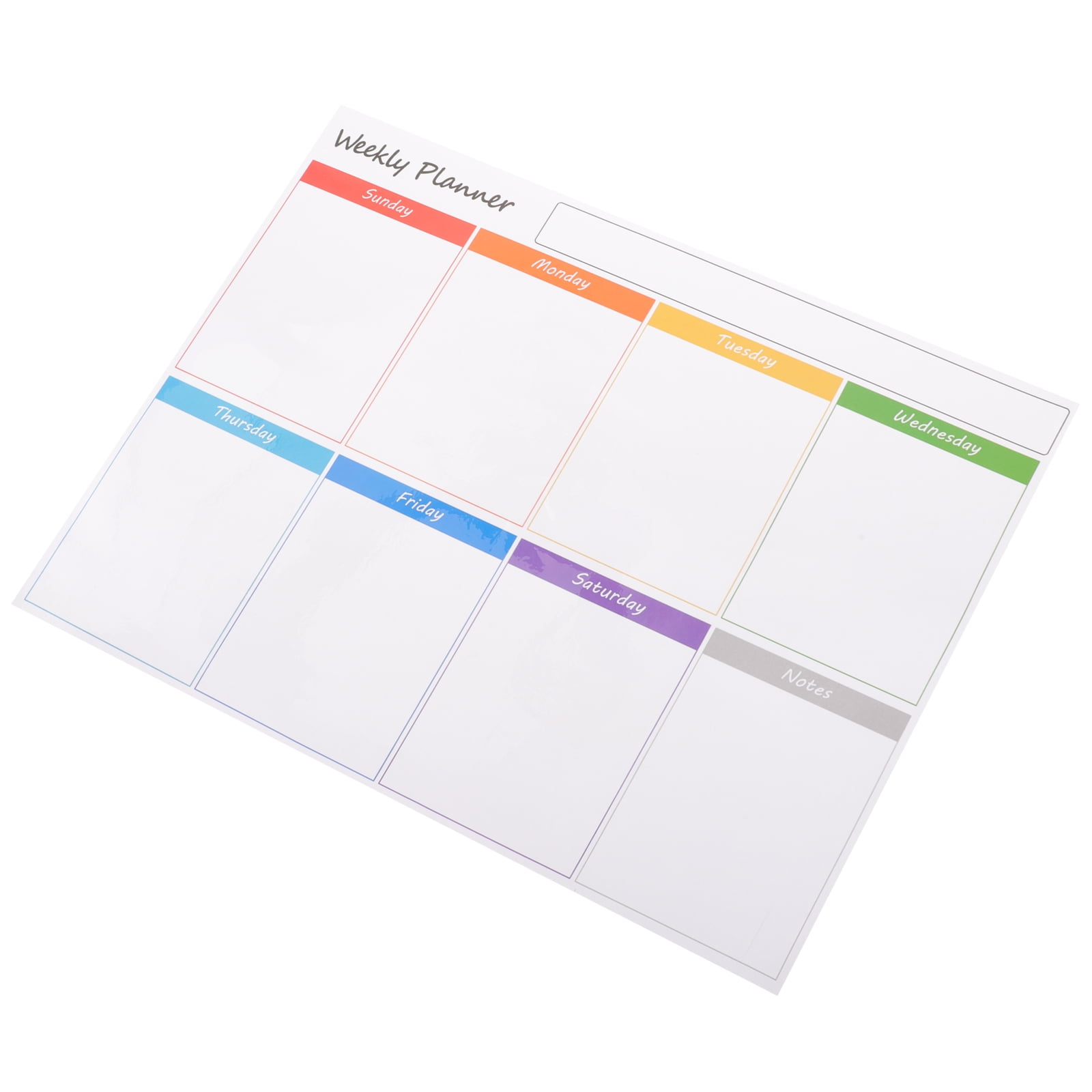 Eease Magnetic Dry Erase Board Refrigerator Schedule Board Weekly ...