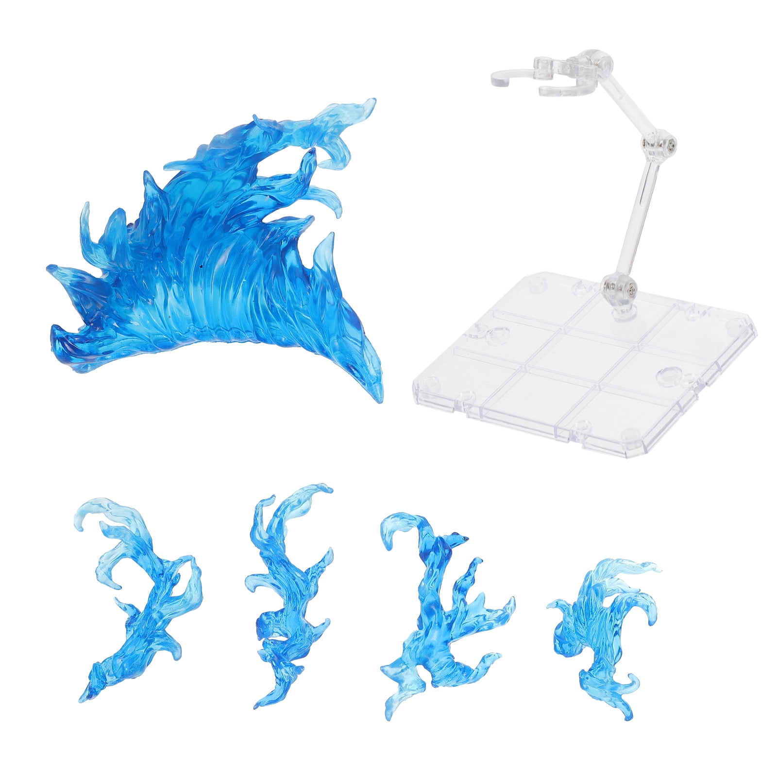 Blue Action Figure Stand for Toy Models Storage Plastic DIY Assembly ...