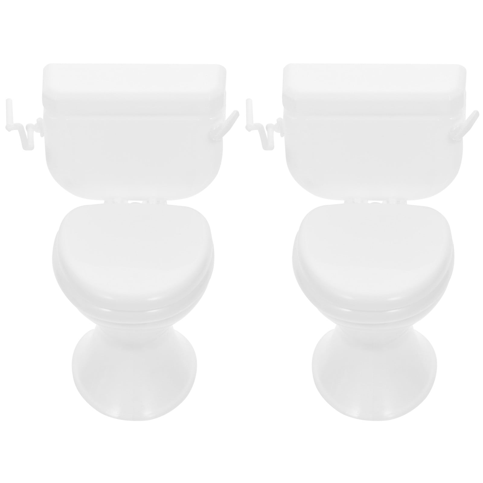Eease Miniature Toilet Set for Dollhouse Bathroom Furniture and Decor ...