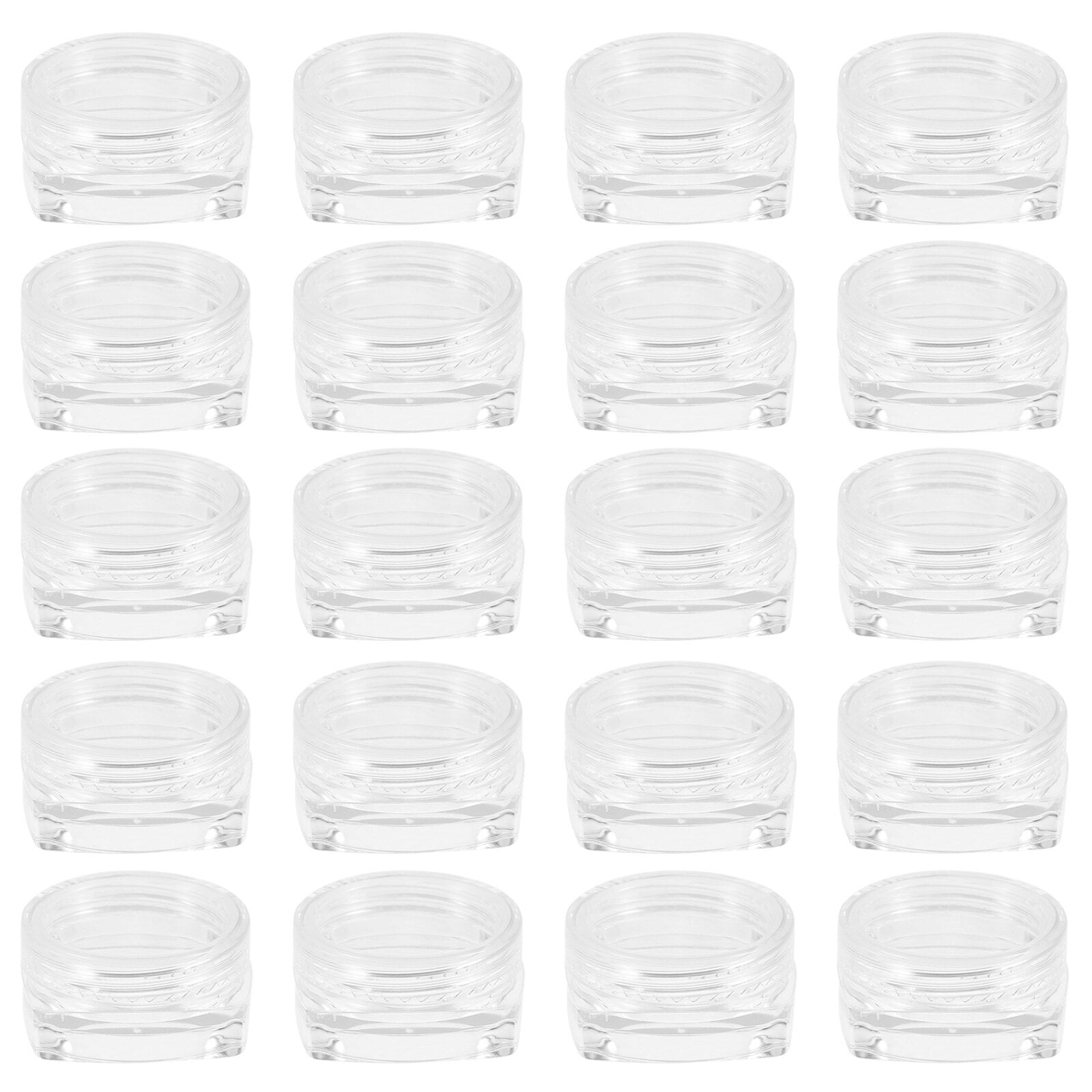 Eease Nail Tips Box 20pcs False Nail Tips Transparent Storage Box ...