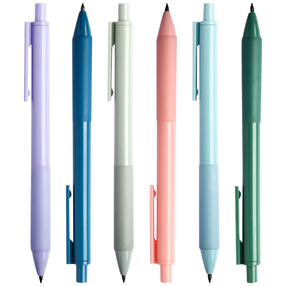 Eease Non-Sharpening Erasable Pencils (6-Pack) for Drawing & Writing ...