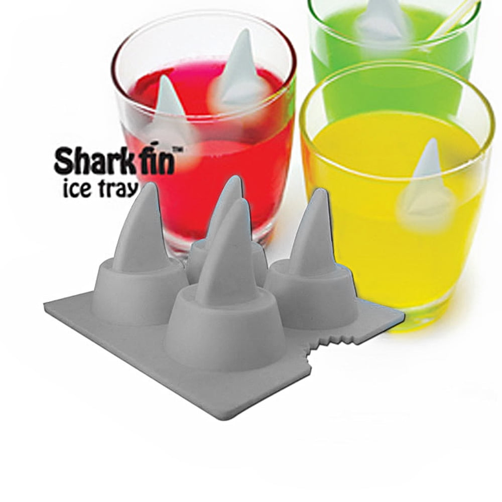 Eease Novelty Shark Fin Shaped Ice Tray Ice Maker Pudding Mold Maker ...