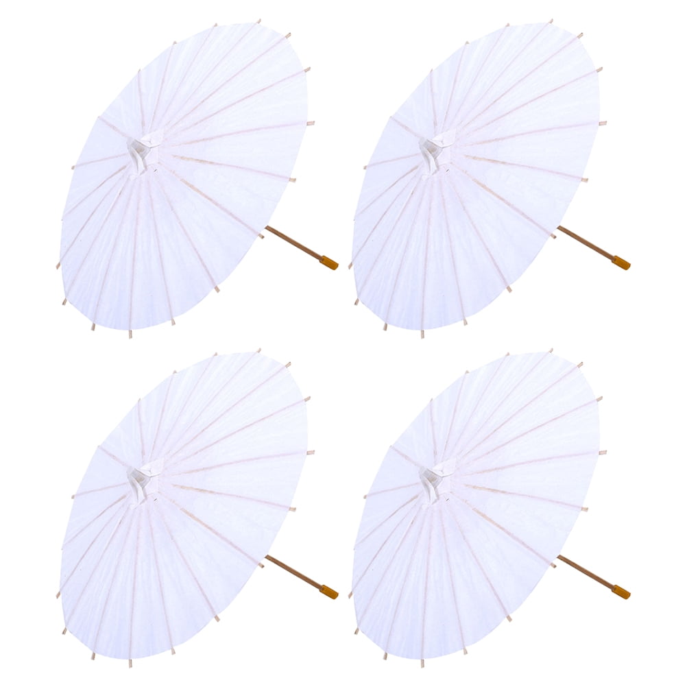 Eease Oil-paper Umbrella 4pcs DIY Graffiti Umbrella Oil-paper Umbrella ...