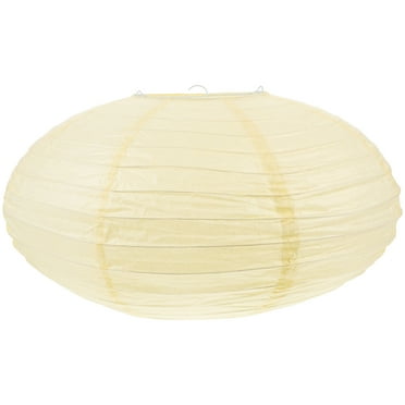 White Round Paper Pendant Lampshade, Replacement Ball Lanterns for ...
