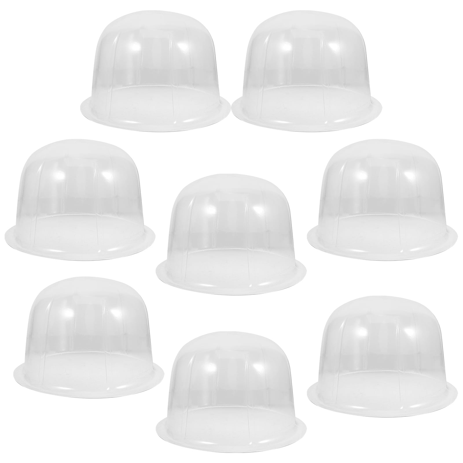 Eease Plastic Hat Rack Hat Stand dome shaped Hat Display Holder 8Pcs ...