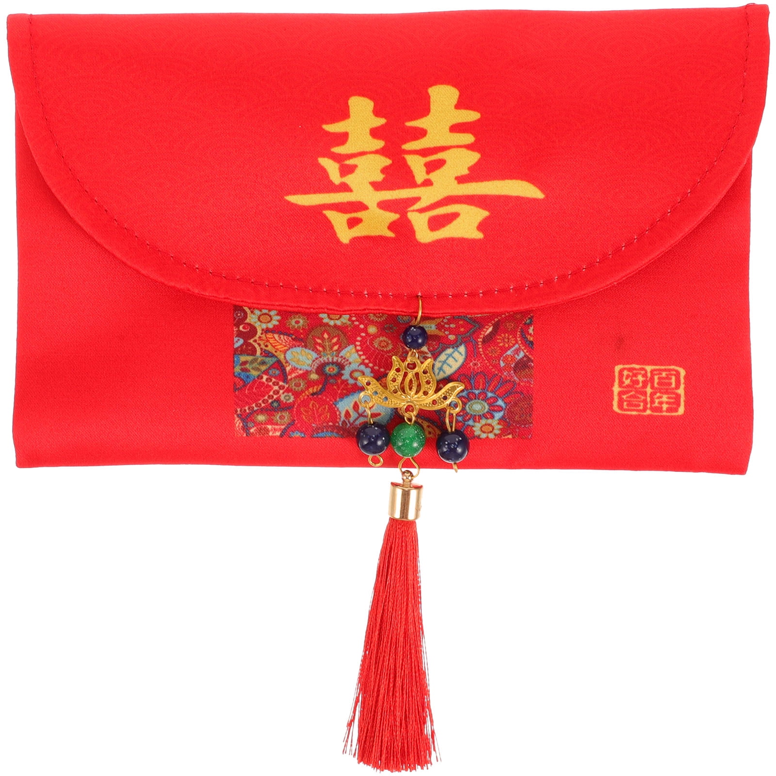 Eease Red Envelope Fabric Money Envelope Bag Red Packet Chinese Wedding ...