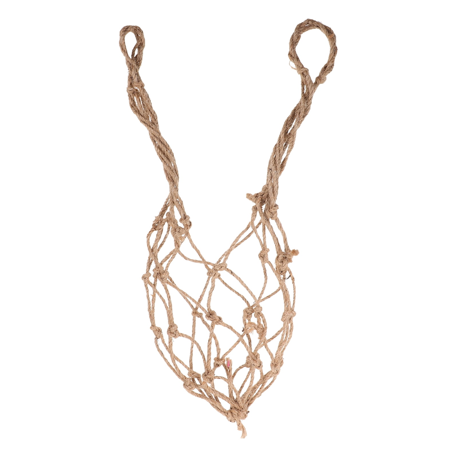 Eease Reusable Mesh Grocery Bag Hemp Rope Woven Handheld Bag Net ...