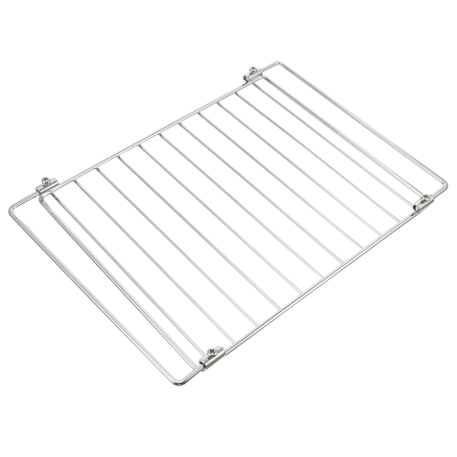 TABLZONE Bbq Grill Rack Stainless Steel Mesh Silver Electric Oven Grill ...