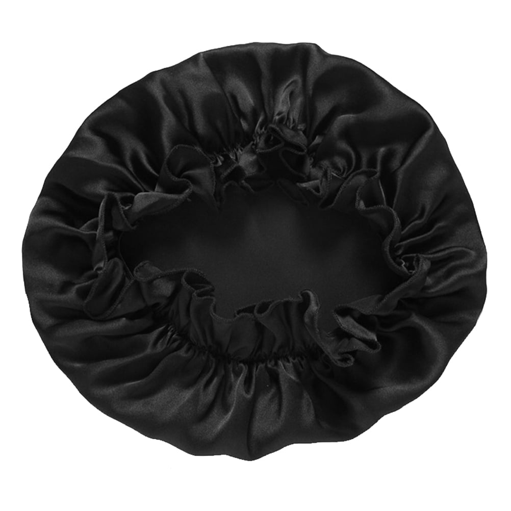 Eease Satin Bonnet Bonnet Cap Adjustable Satin Sleeping Cap Shower Caps ...