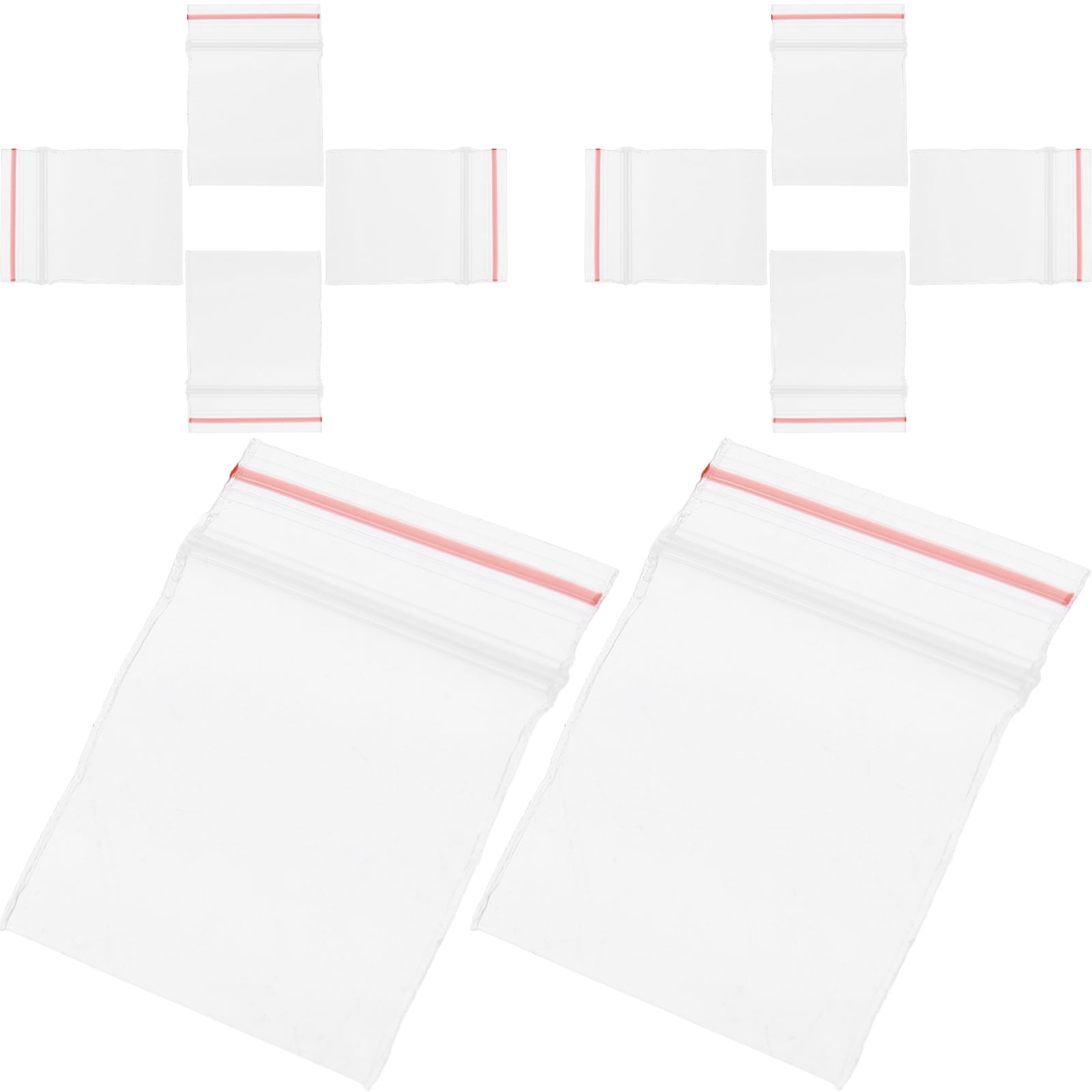 Eease Small Baggies Self-sealing Mini Miniature Food Toys Packing Pouch ...