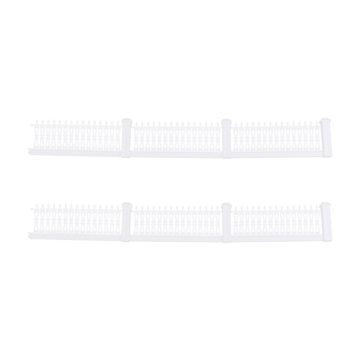 Eease Outdoor Temporary Plastic Mini Fence for Yard, Lawn, Garden Decor ...