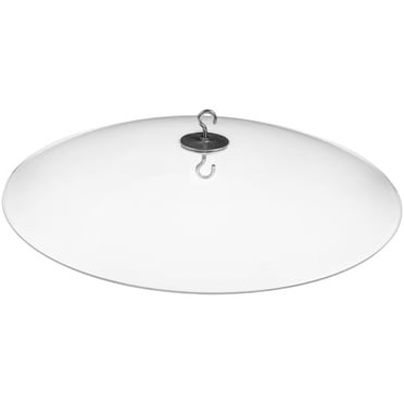 13" Clear Plastic Rain Cover and Squirrel Baffle for Wild Bird Feeder ...