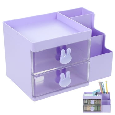 Mind Reader Mini Desk Supplies Office Supplies Organizer, 3 Drawers, 1 ...