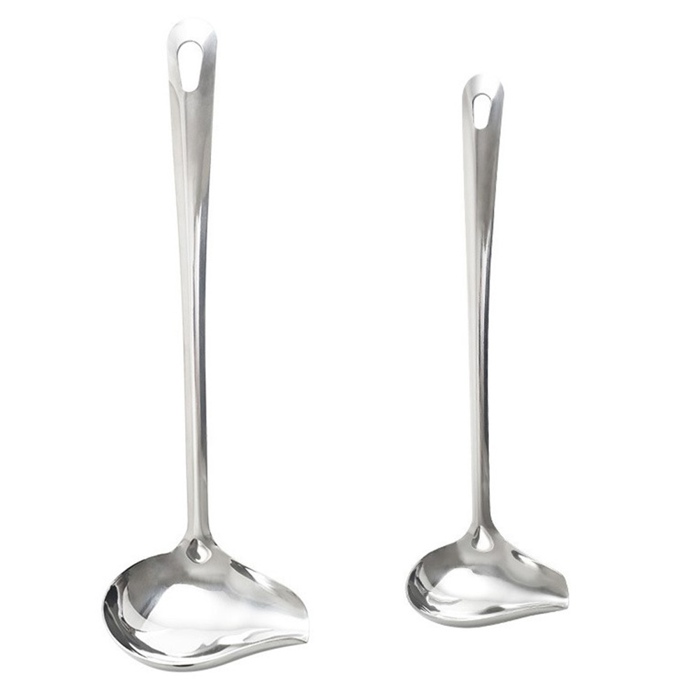 Eease Stainless Steel Chinese Kitchen Utensils Set - Ladle and Spoons ...