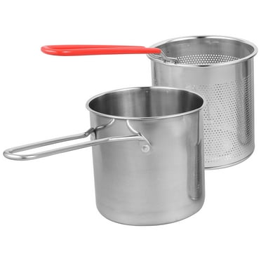 Chard 10.5 QT. Fish and Wing Fryer W/Strainer Basket Set FFPA105C ...