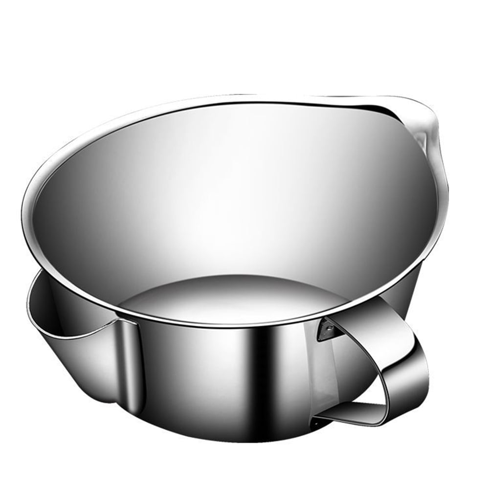 Eease Stainless Steel Grease Separator Bowl with Spout Handle - 500ml ...