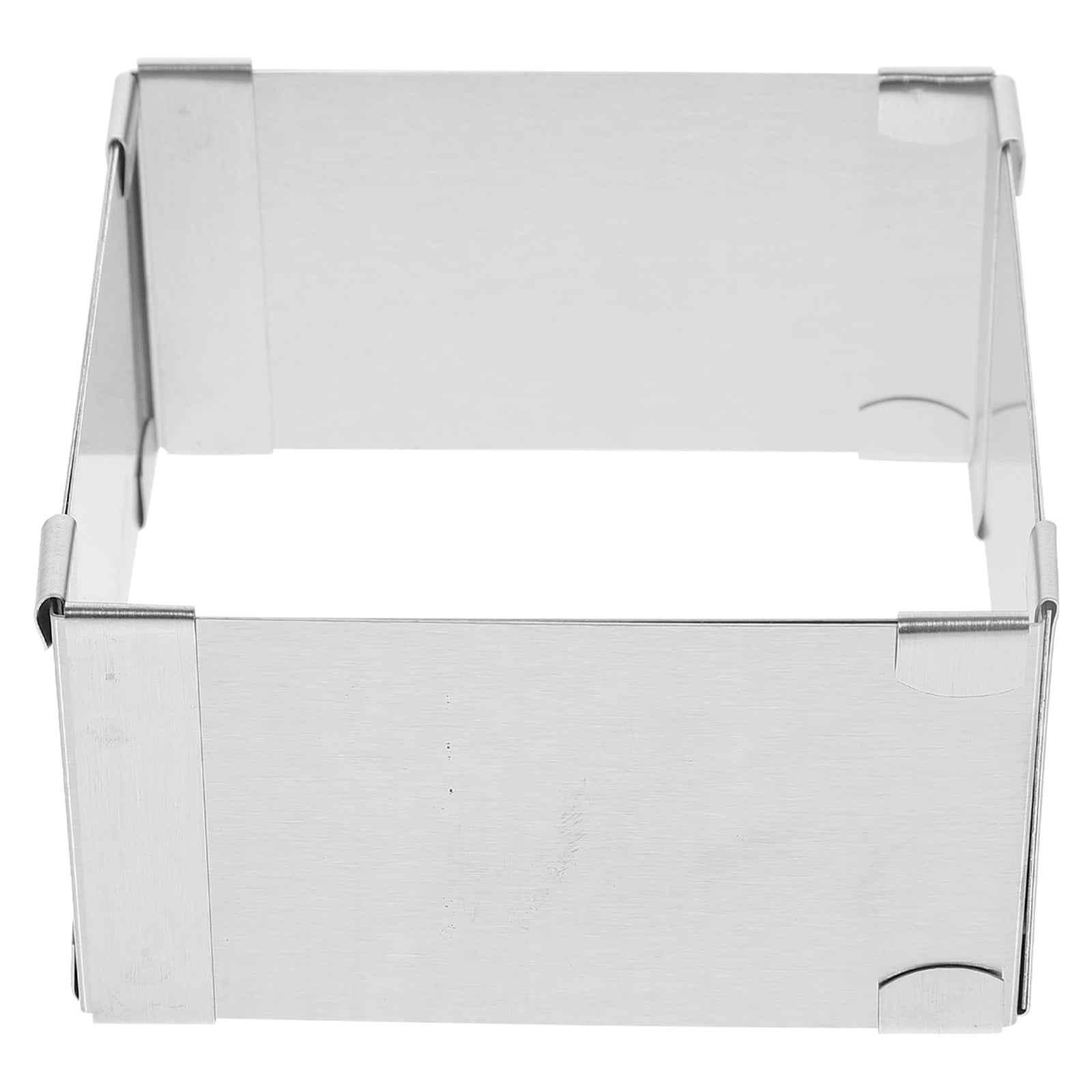 Eease Stainless Steel Square Cake Ring & Acetate Sheet Rolls for Baking ...