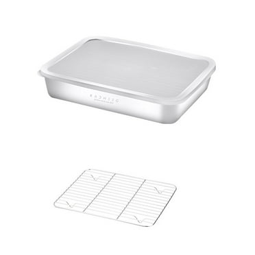 Simax Exclusive Rectangular Glass Roaster | With Plastic Lid, Heat ...