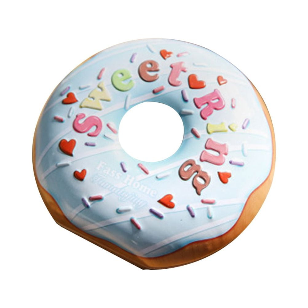 Eease TOYANDONA Tinplate Candy Box Metal Empty Tins Donut Shaped Home ...
