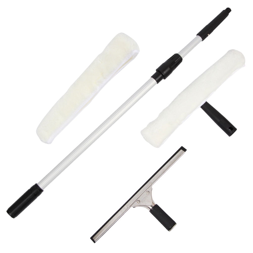 Eease Telescopic Window Cleaning Kit with Squeegee & Brush - Walmart.com