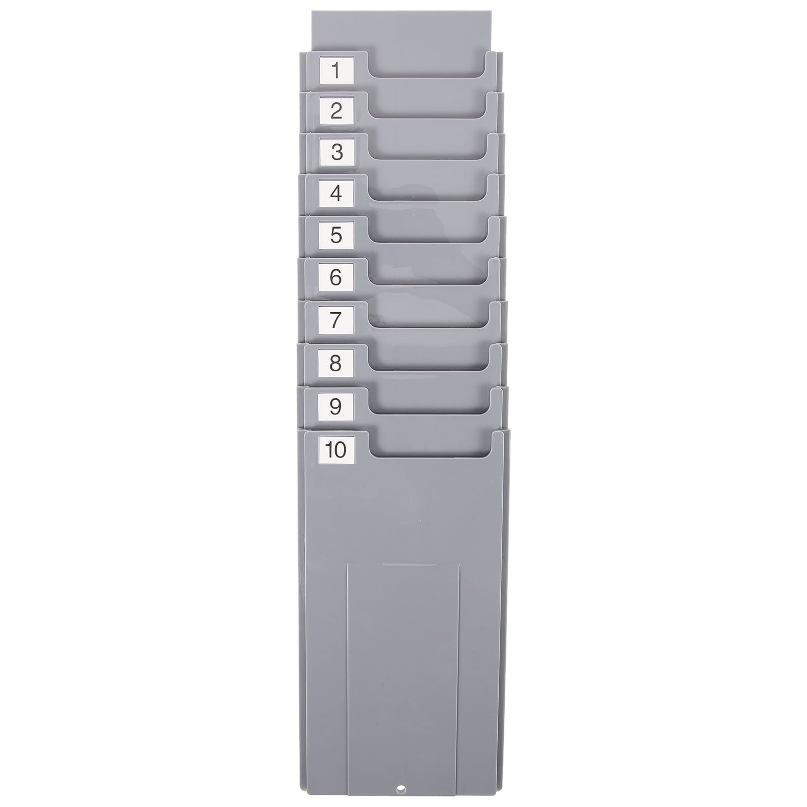 Eease Time Card Holder Wall Mount Attendance Organizer Shelf - Walmart.com