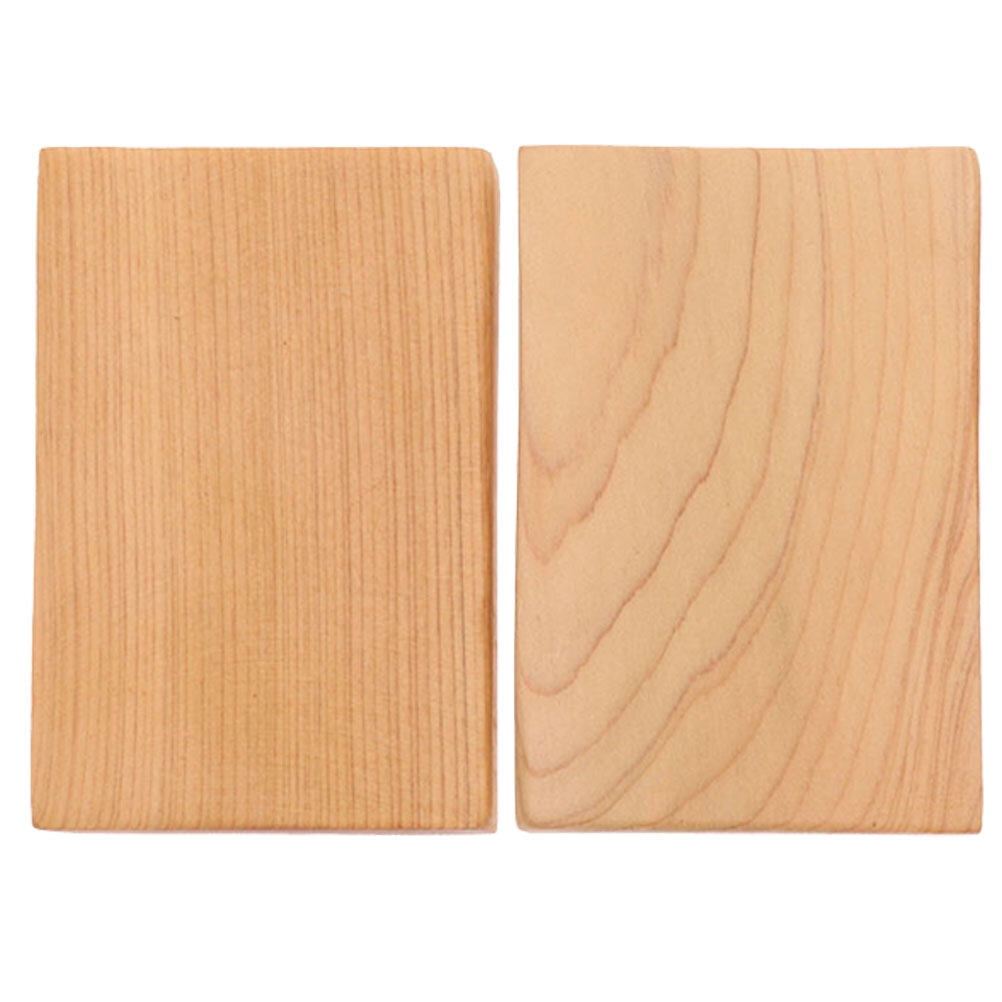 Eease Unfinished Wood Rectangles for Crafts - 2pcs Blank Wooden Sheets ...