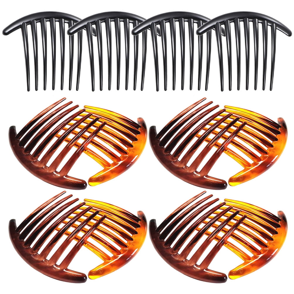 WRITWAA Hair Side Combs Resin for Hair Decoration and Styling 12Pcs 4 ...