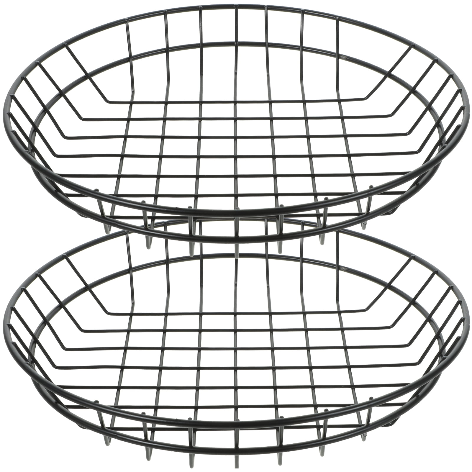 Eease Vintage Iron Food Serving Basket for Snacks and Fries - L ...