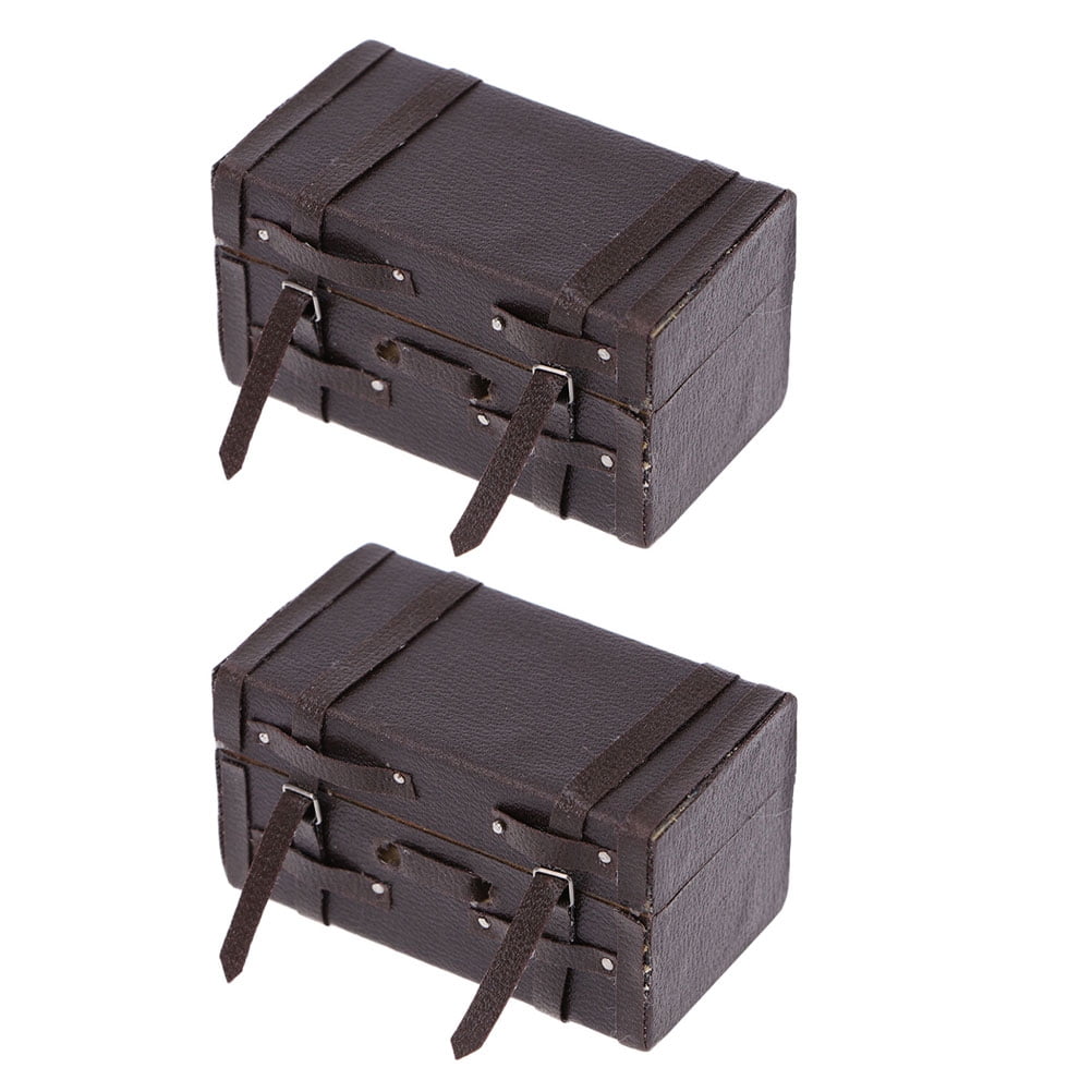 Eease Vintage Wooden Suitcase Storage Box Set for Display & Photography ...