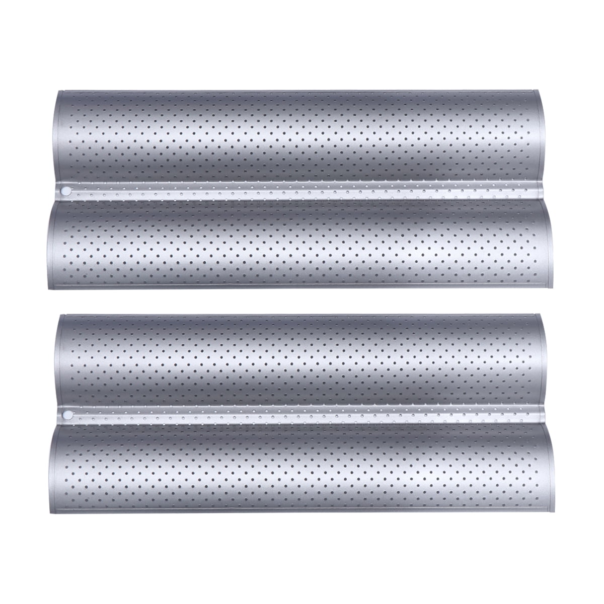 Eease Wave Stick 2pcs Pan French Bread Tray Bread Forms Loaf Mould ...