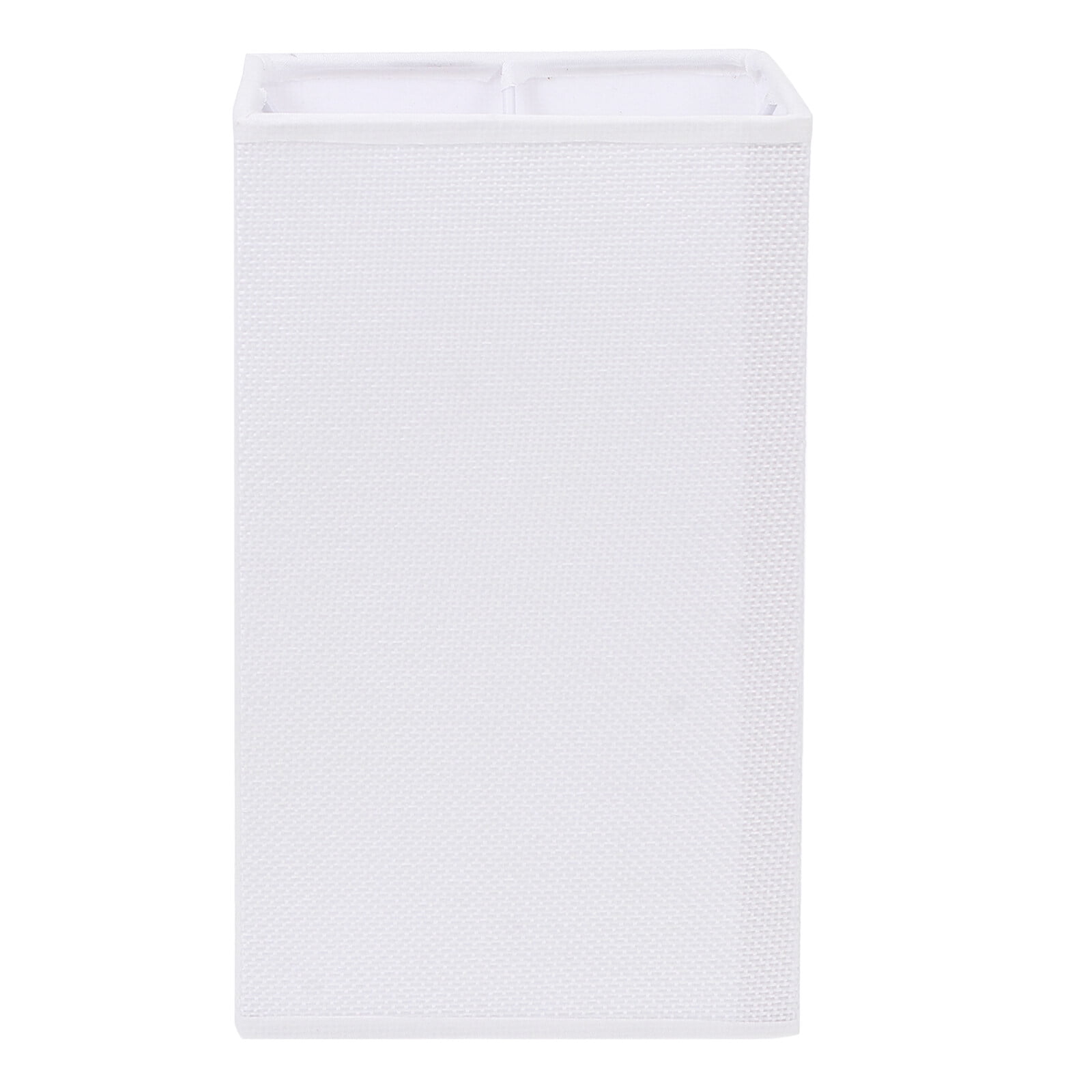 Eease White Fabric Lamp Shade E27 Clip On Bulb Cover for Chandelier ...