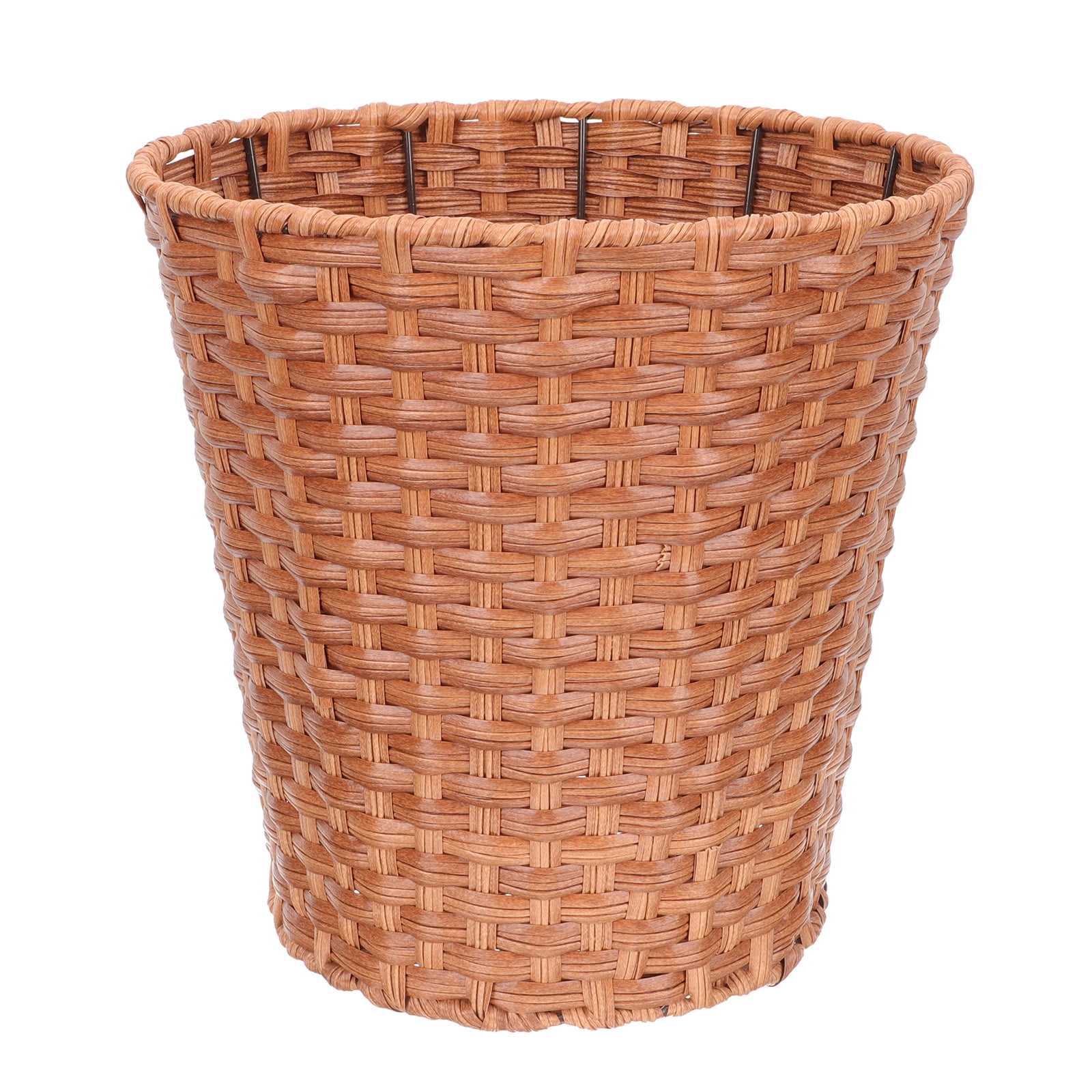 Eease Wicker Storage Basket Rattan Trash Can Hyacinth Bin Garbage ...