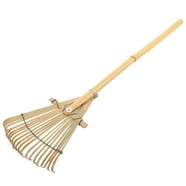 Garden Guru Hand Rake Cultivator Claw Soil Tiller with Comfortable Wood ...