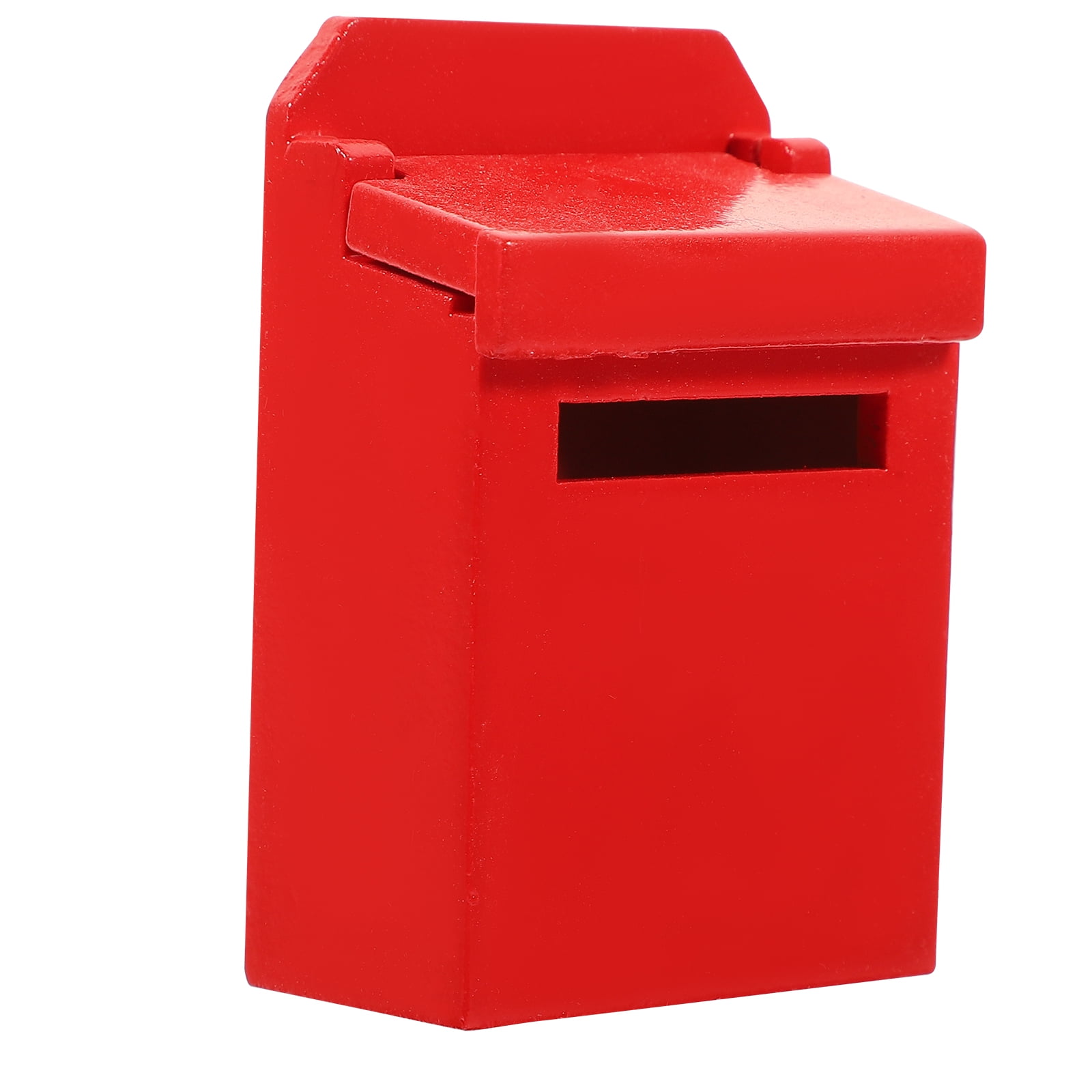 Eease Wooden Mini Mailbox Figurine Mini House Furniture Model ...