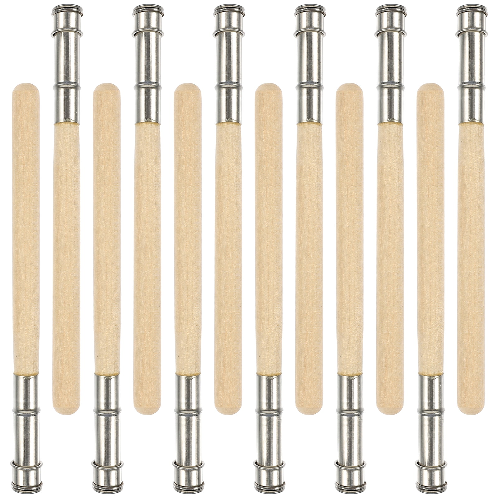Eease Wooden Pencil Extenders Dual Metal Handle (12pcs) - Walmart.com