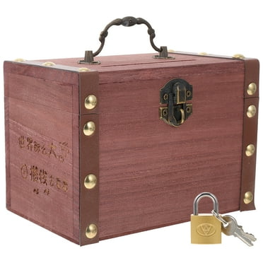 Brynnberg Monk 7,9""x7,1""x3,5"" Treasure Chest Storage Box - Lock ...