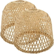 SWAIFDEE Etched Forest Large Metal Lamp Shade, 8-Petal Lotus Shape ...