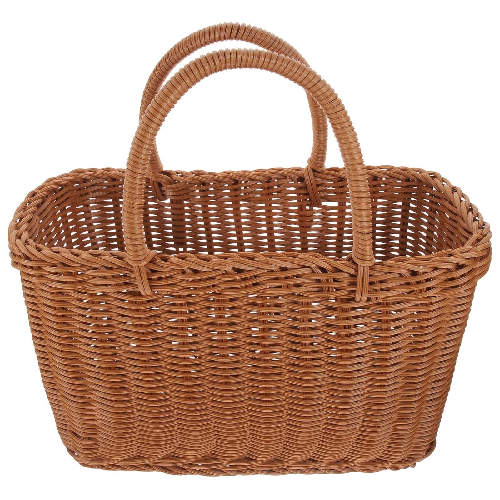 Eease Woven Straw Hamper Market Basket for Shopping and Picnic ...