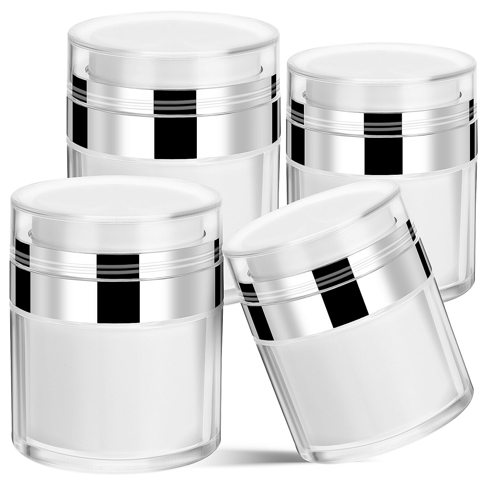 Eease airless pump jar 4 Pcs Vacuum Airless Pump Jars Cosmetic ...