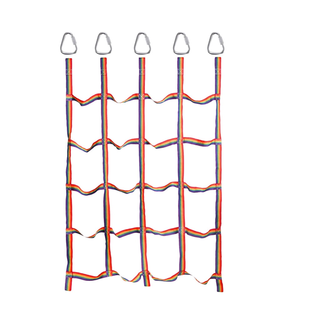 Eease climbing net toy Kids Climbing Net Rainbow Net Rope Ladder ...