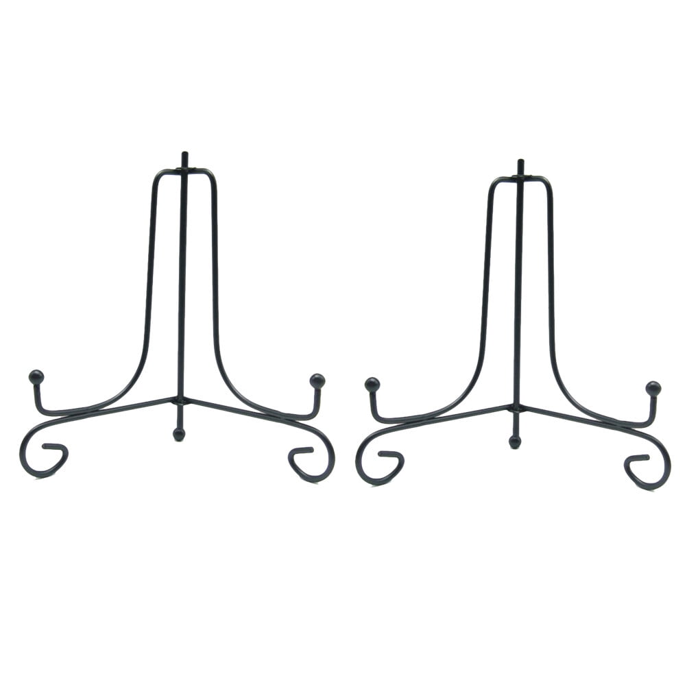 Eease iron easel 2pcs Wrought Display Stand Black Easel Display Stand ...