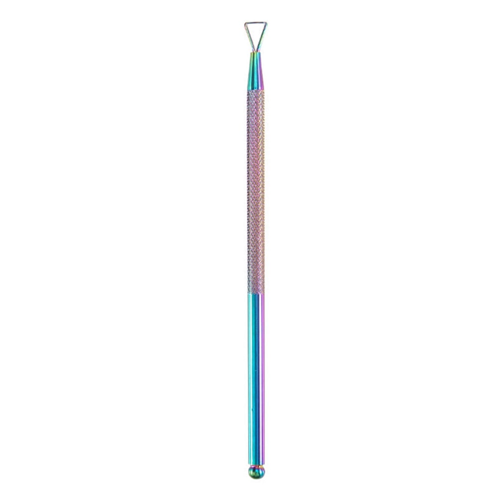 Eease nail pusher Colorful Nail Art UV Gel Remover Triangle Cuticle ...