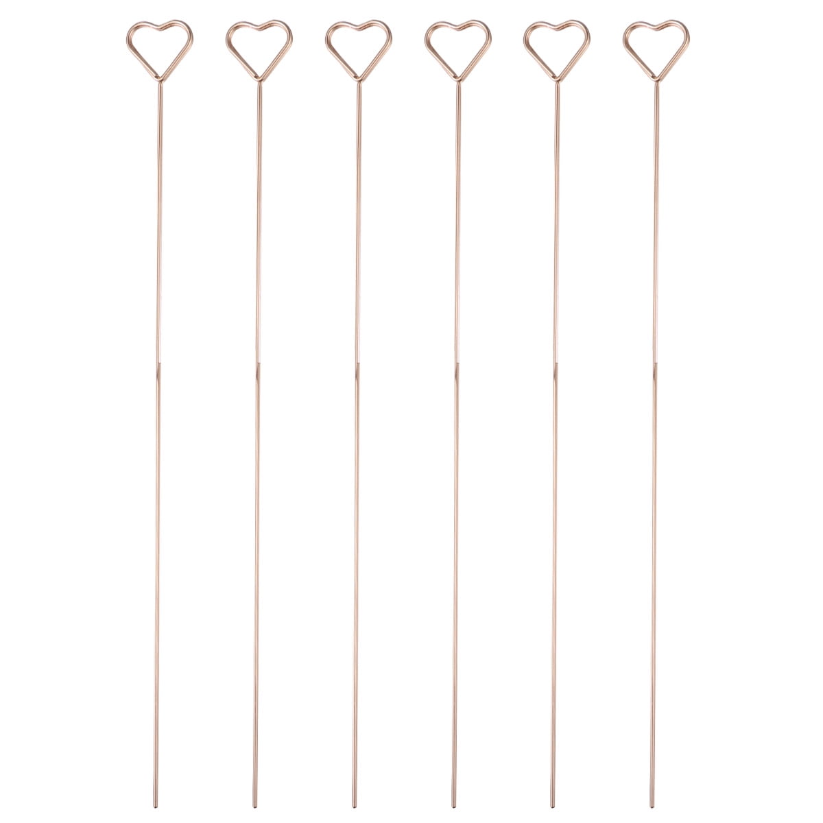 Eease paper clips Metal Wire Floral Place Holder Heart Shaped Cards ...