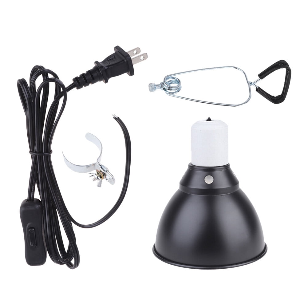 Eease reptile lamp shade Reptile Lamp Fixture Deep Light Dome Lamp Cap ...