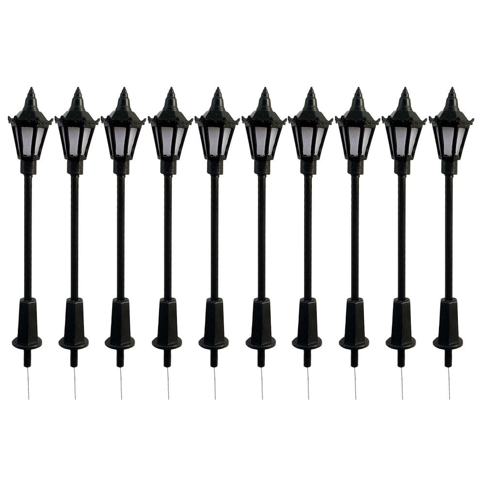 Eease tiny house decor 10pcs Miniature Street Lamps Miniature House ...
