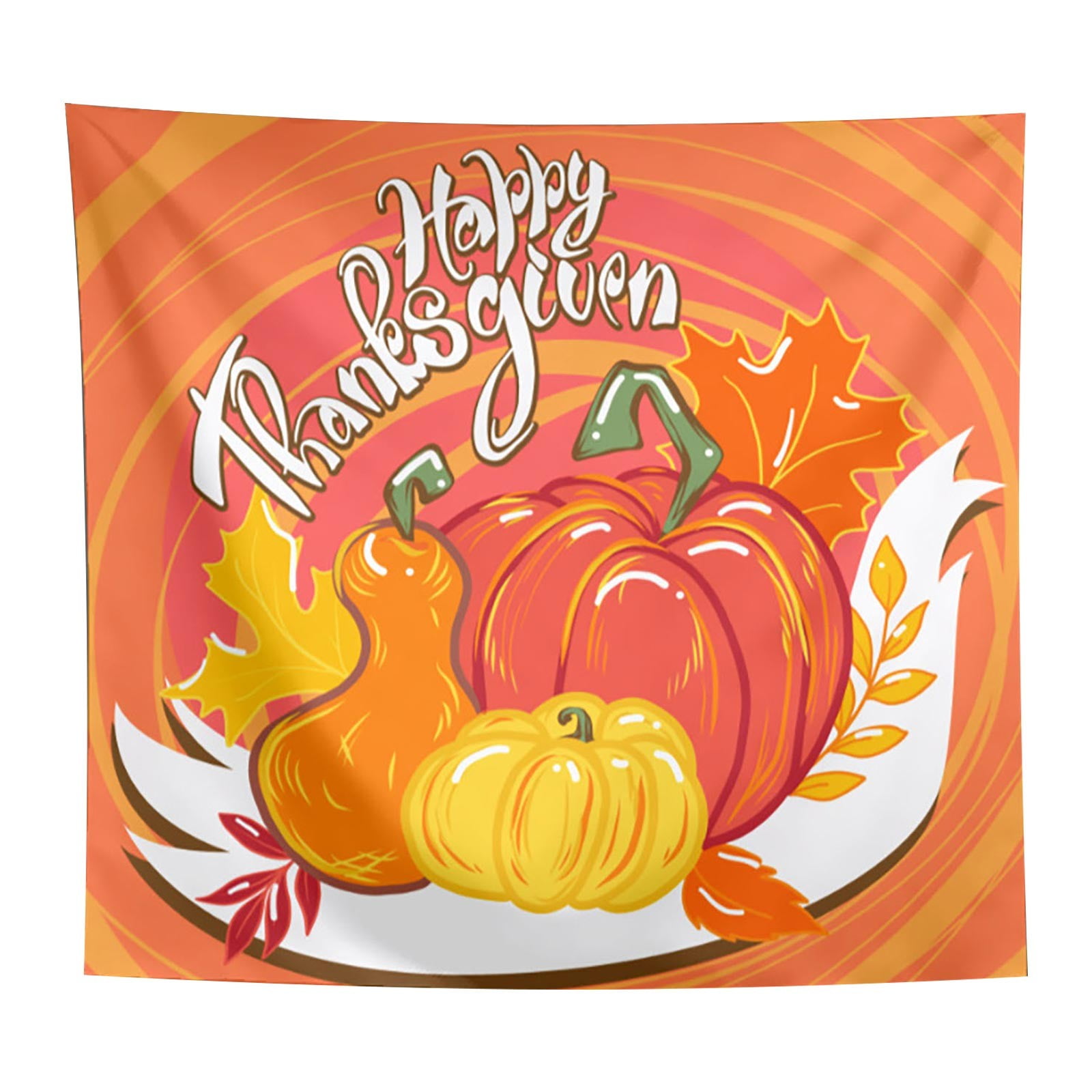 Eeatig Tapestries Happy Thanksgiving Tapestry Wall Hanging Happy ...