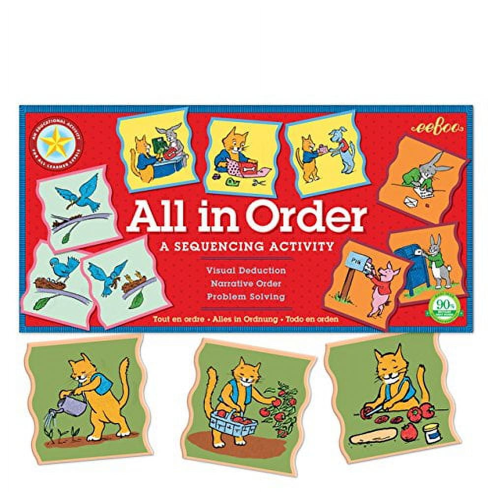 Eeboo All In Order, A Sequencing Activity Game For Kids - Walmart.com Eeboo All In Order, A Sequencing Activity Game For Kids - Walmart.com